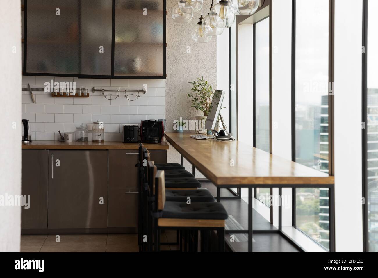 Kitchen empty contemporary design hi-res stock photography and images ...