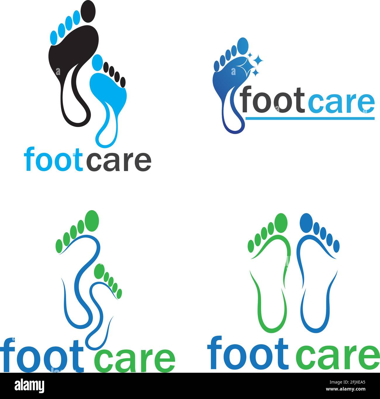 Foot logo template hi-res stock photography and images - Alamy