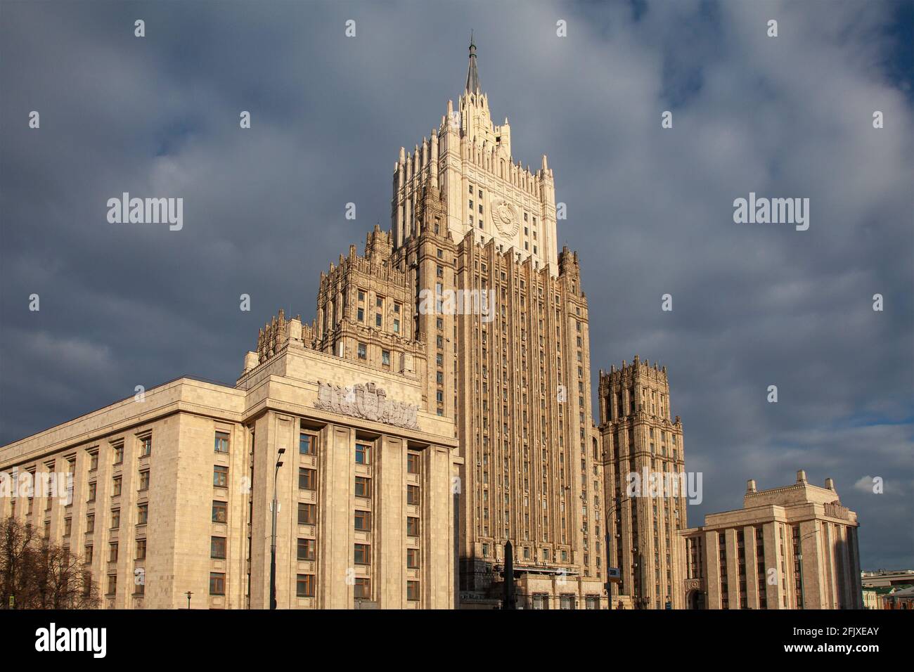 The building of the Ministry of Foreign Affairs of the Russian ...