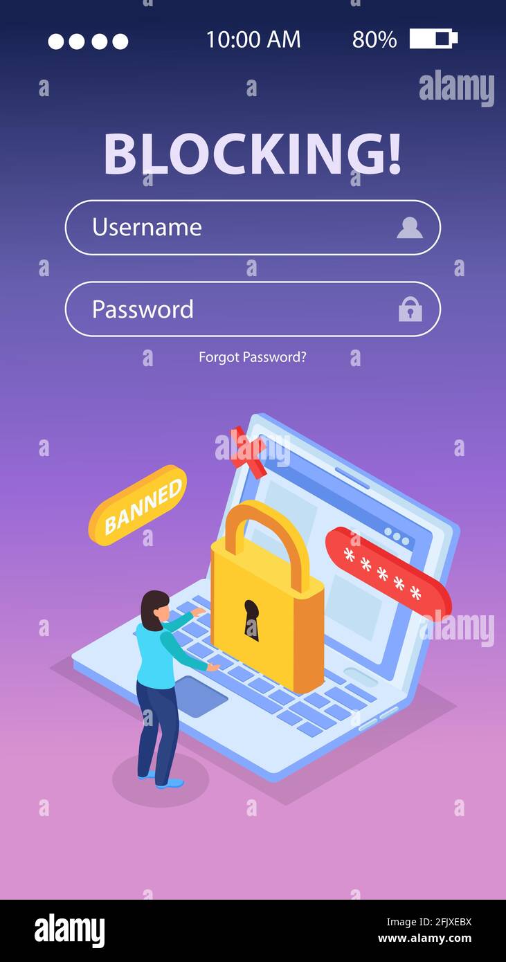 Ip blocking Stock Vector Images - Alamy