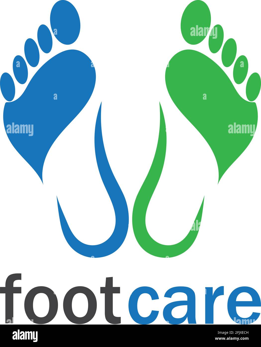 foot Logo Template vector icon illustration design Stock Vector Image ...
