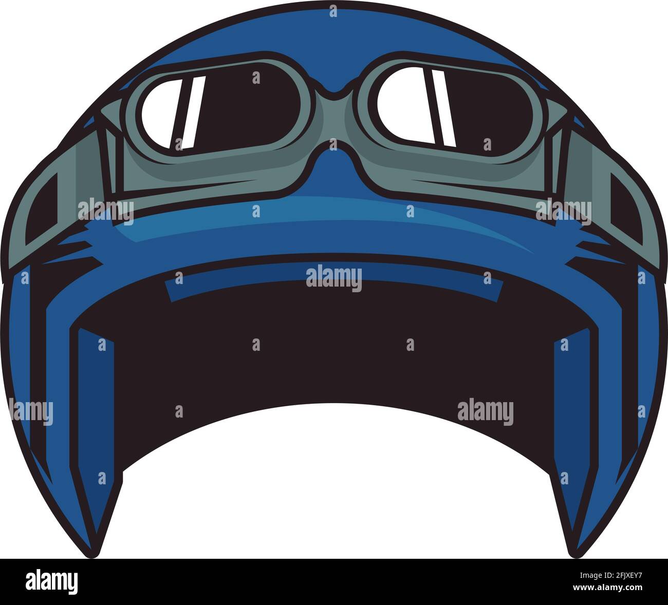 motorcycle helmet blue Stock Vector Image & Art - Alamy