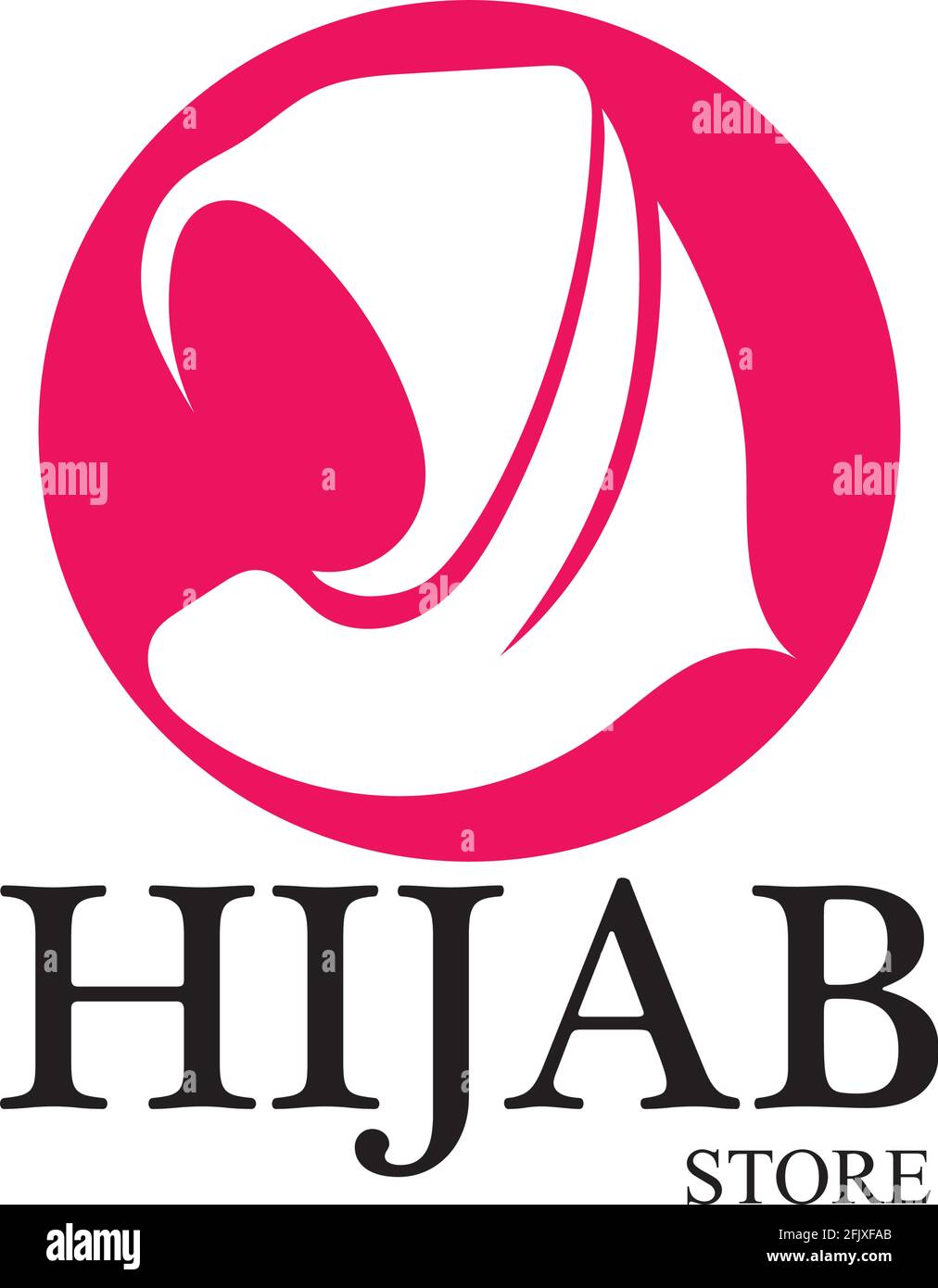 hijab logo vector icon design template Stock Vector Image & Art - Alamy