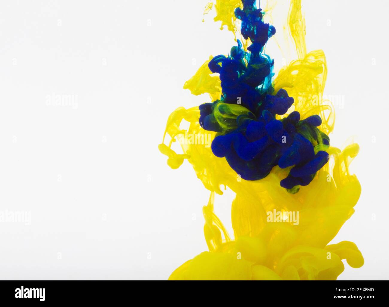 colorful ink in water Stock Photo - Alamy