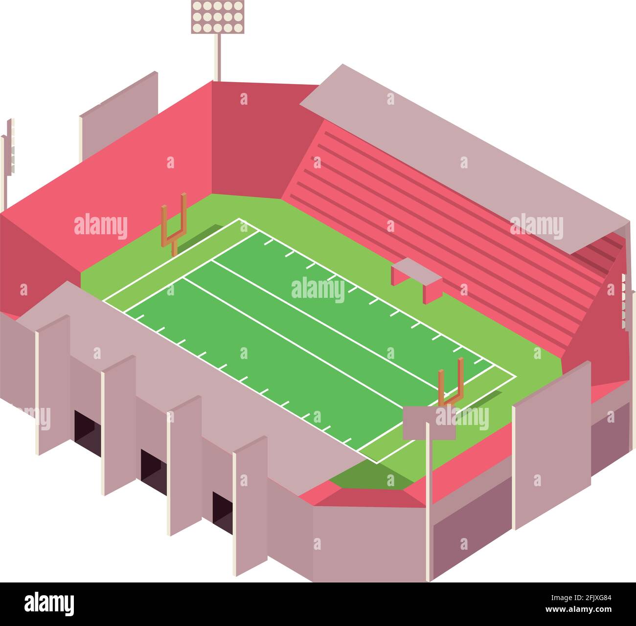 football stadium isometric Stock Vector Image & Art - Alamy
