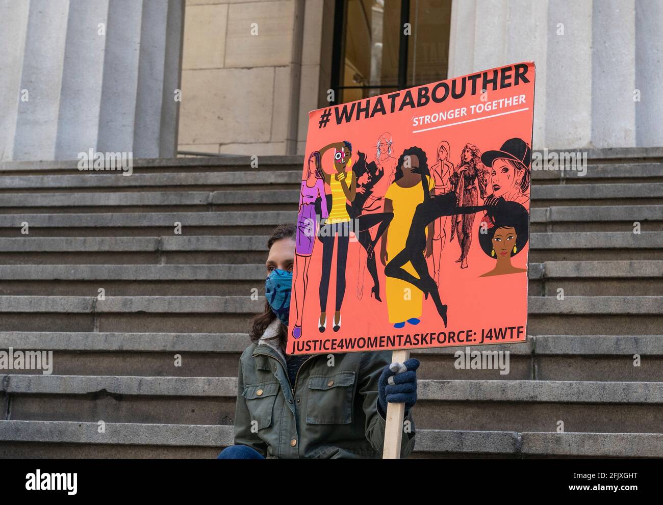 New York, NY - April 26, 2021: WCJA rally to uplift women incarcerated ...