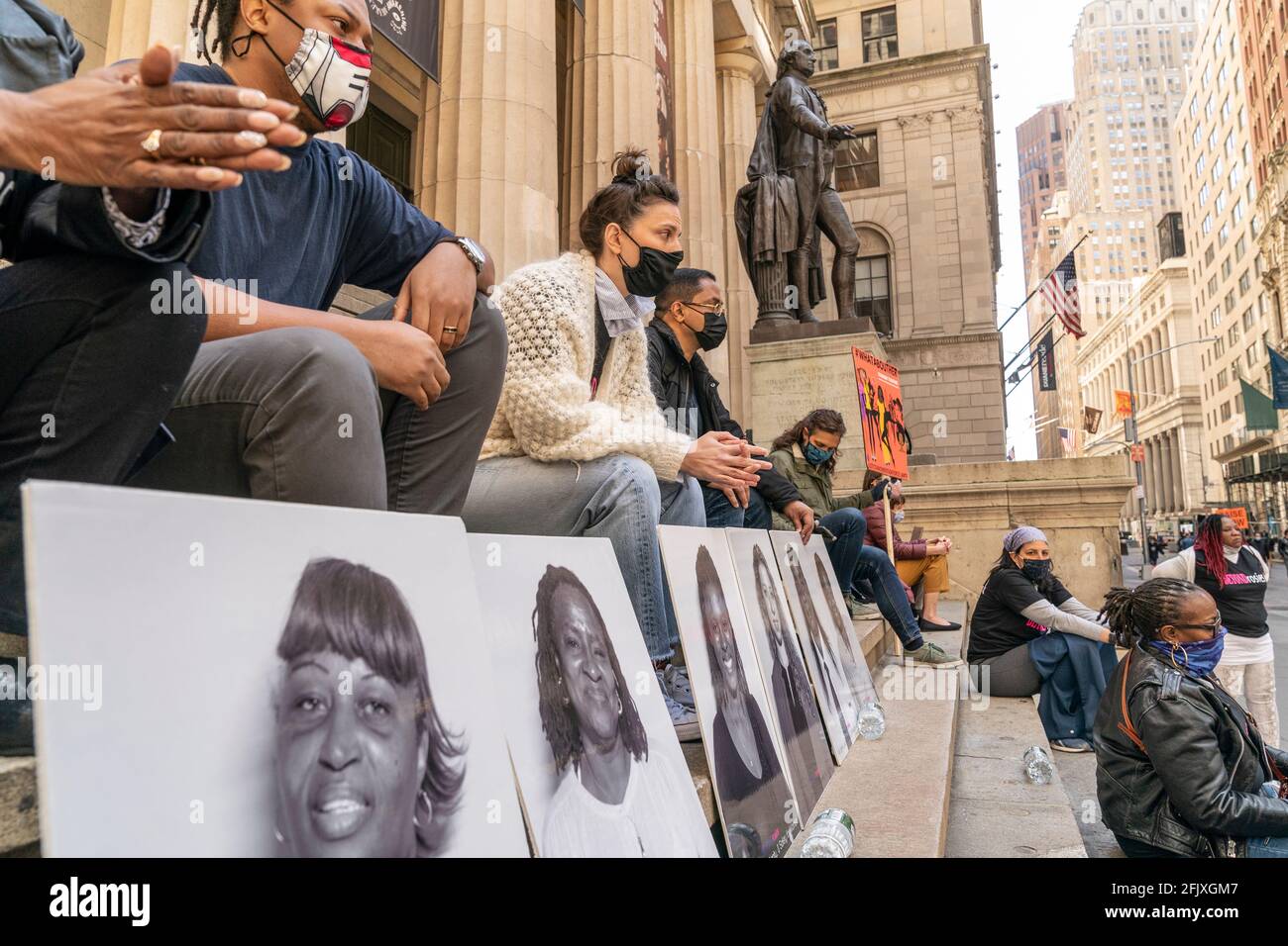 New York, NY - April 26, 2021: WCJA rally to uplift women incarcerated ...