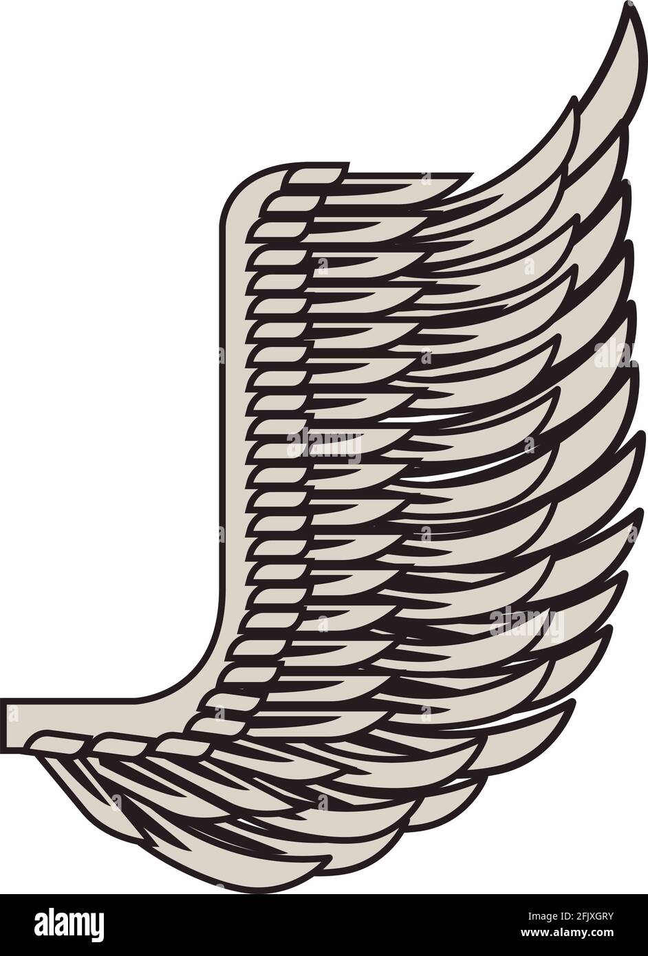 wing angel icon Stock Vector Image & Art - Alamy