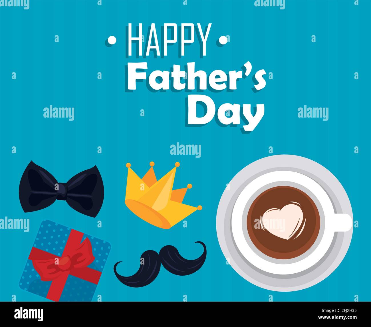 happy fathers day icons Stock Vector Image & Art - Alamy