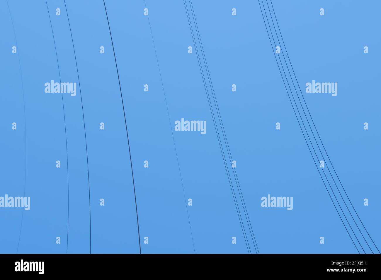 Abstract of dark blue lines on a bright blue background Stock Photo - Alamy