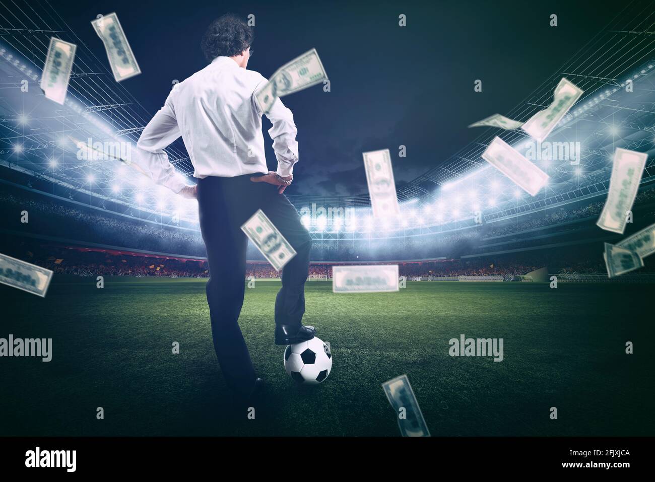 Football soccer money High Resolution Stock Photography and Images - Alamy
