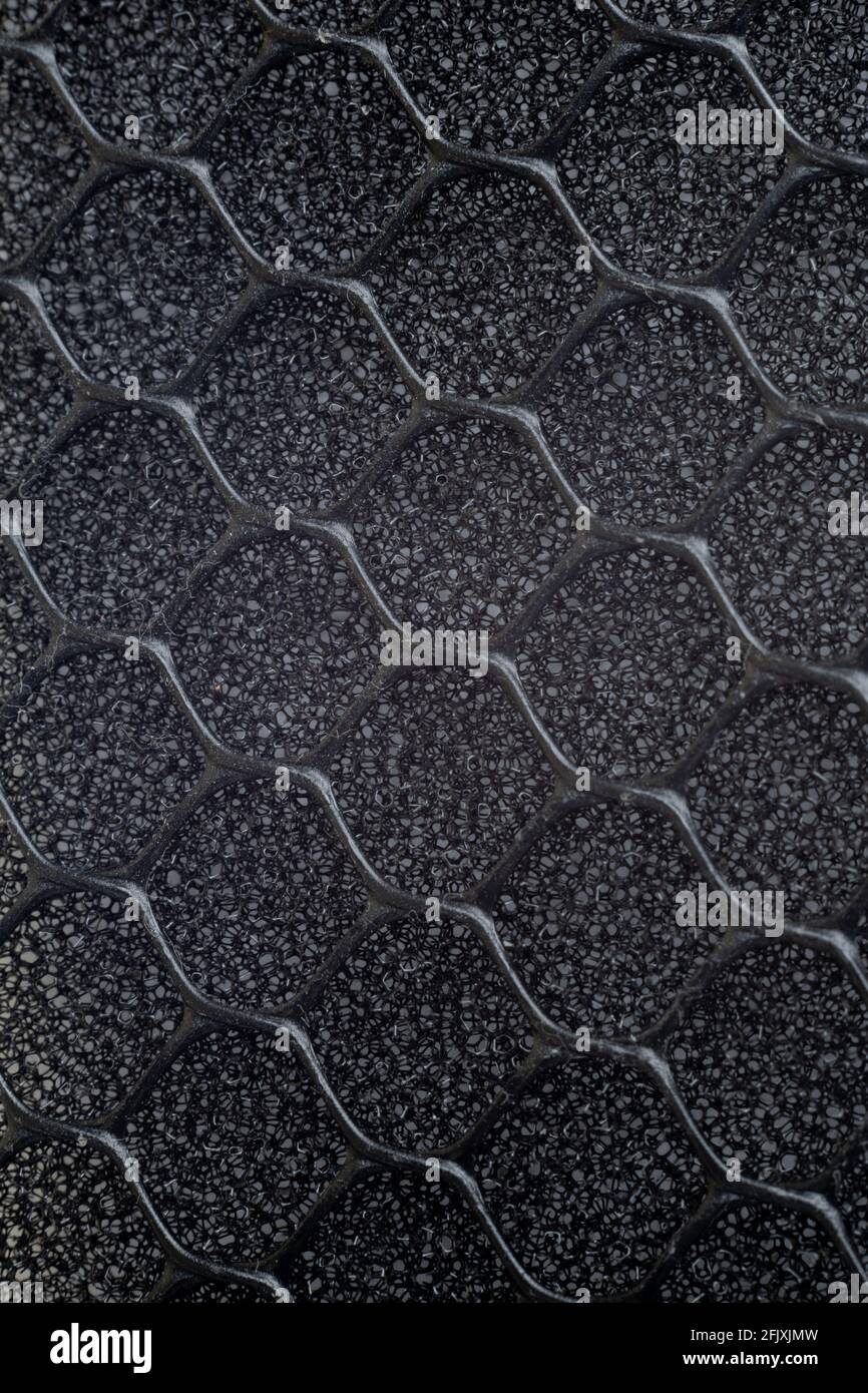 Plastic foam , black foam filter , screen background Stock Photo - Alamy