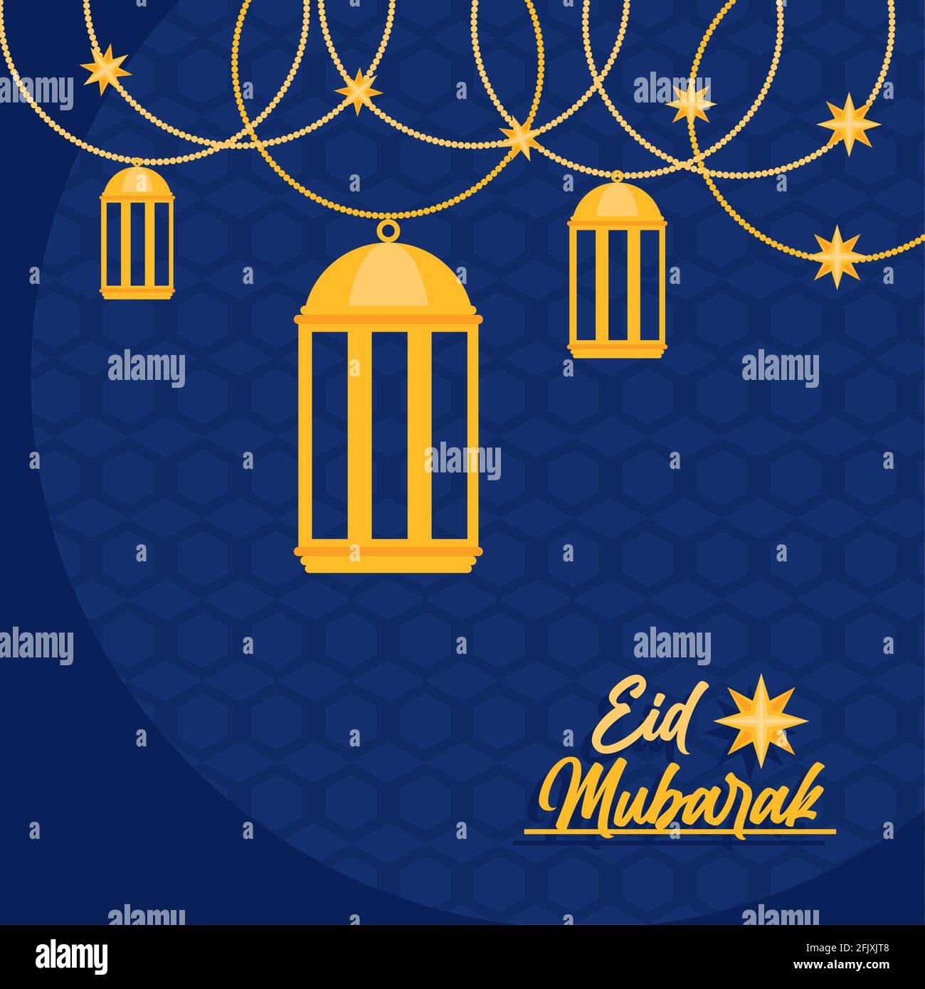 Ramadan kareem color lanterns Stock Vector Images - Alamy