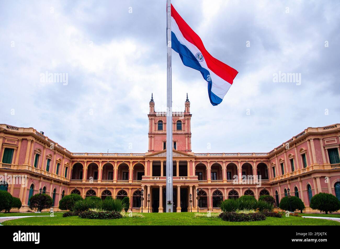Palacio de López (Government Palace). Asuncion, Paraguay Stock Photo ...