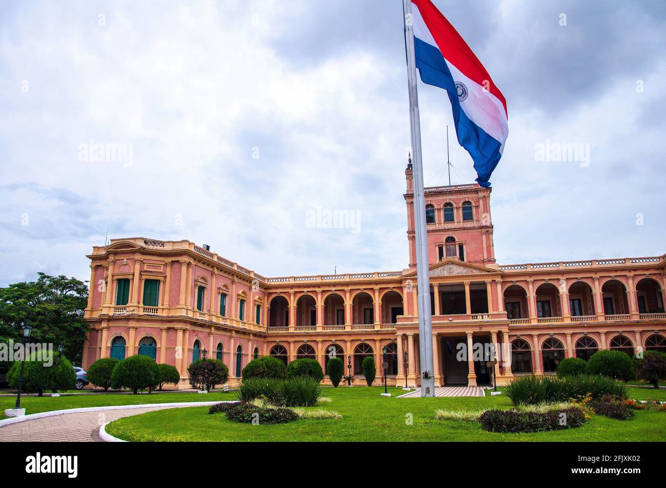 Palacio de López (Government Palace). Asuncion, Paraguay Stock Photo ...