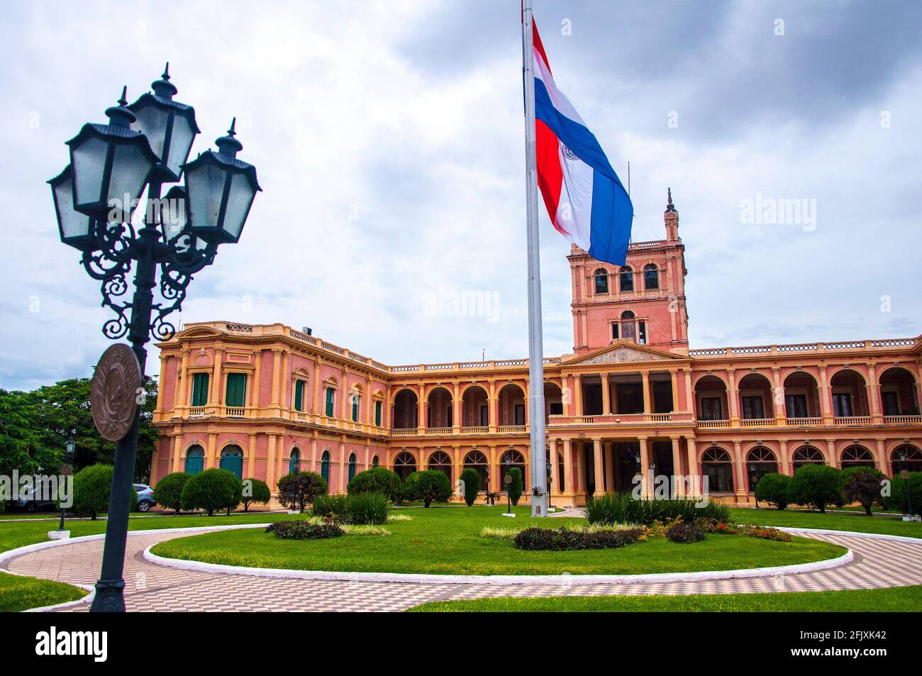 Palacio de López (Government Palace). Asuncion, Paraguay Stock Photo ...