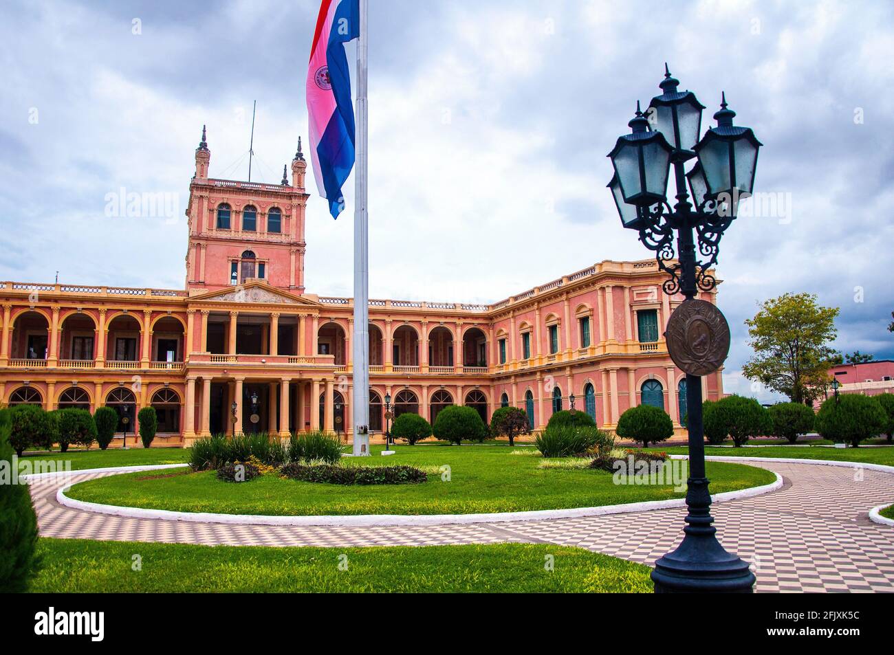 Palacio de López (Government Palace). Asuncion, Paraguay Stock Photo ...