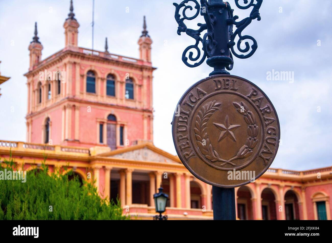 Palacio de López (Government Palace). Asuncion, Paraguay Stock Photo ...