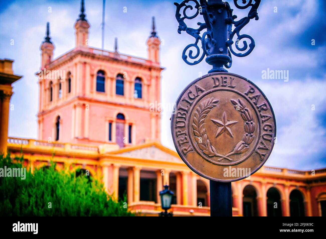 Palacio de López (Government Palace). Asuncion, Paraguay Stock Photo ...