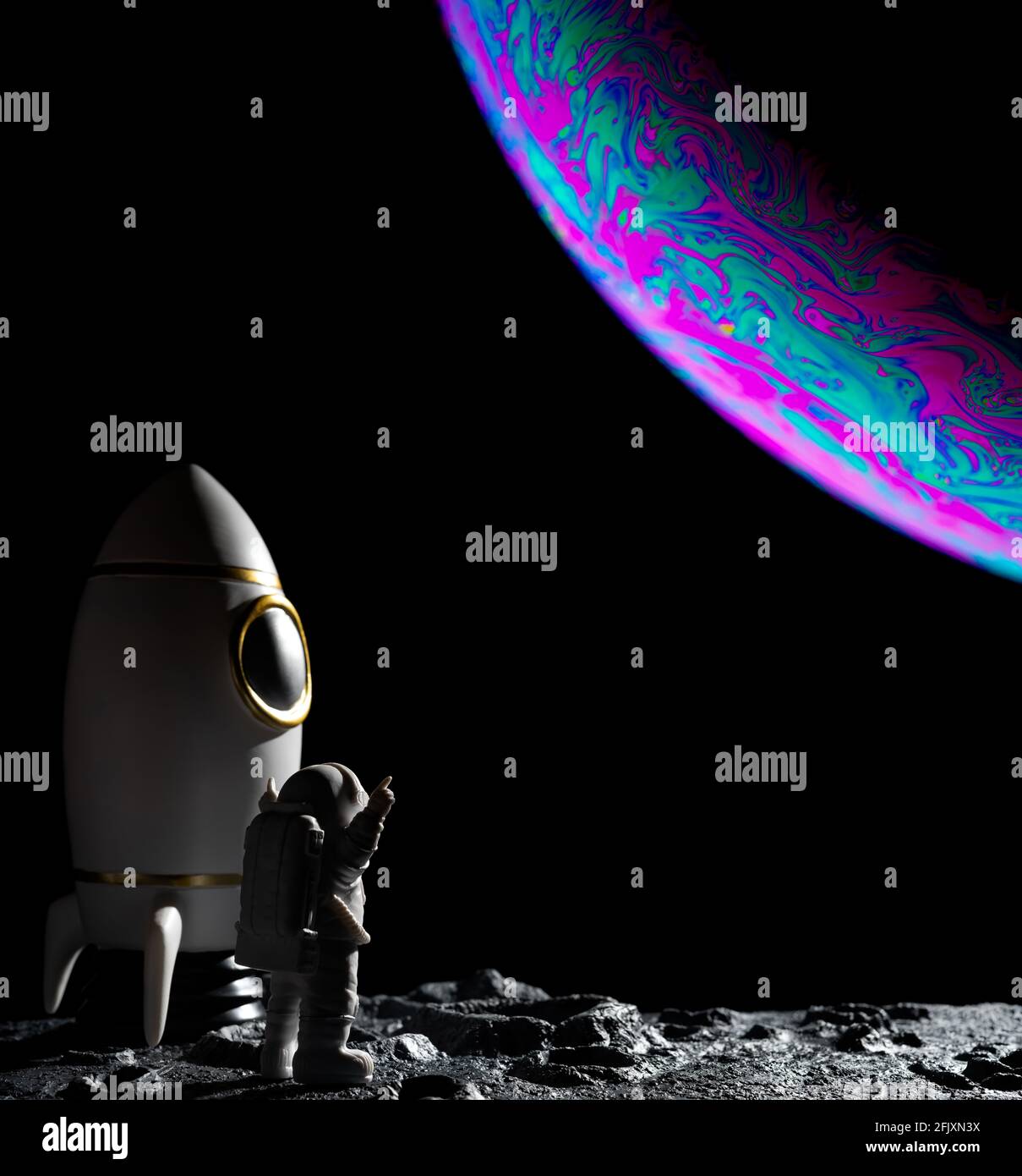 Landing On Planet Saturn