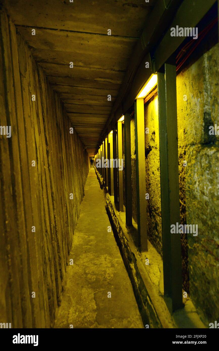 The Western Wall tunnel in the old city of Jerusalem Stock Photo - Alamy