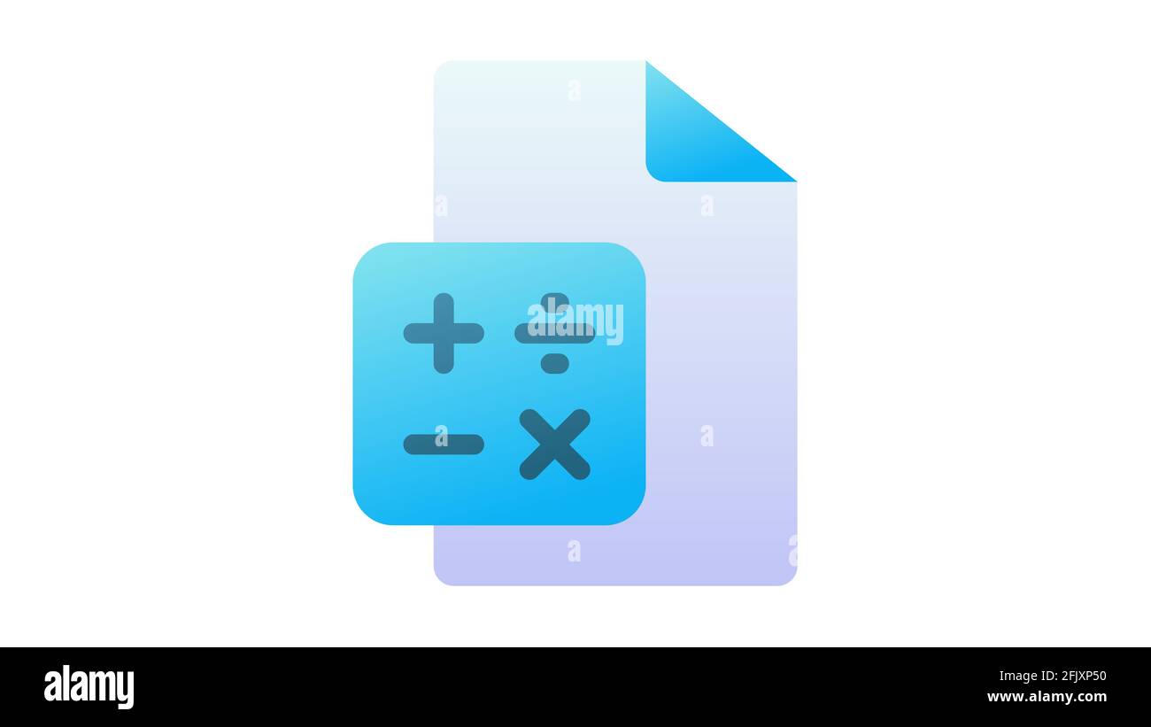 calculate paper report single isolated icon with single isolated icon ...