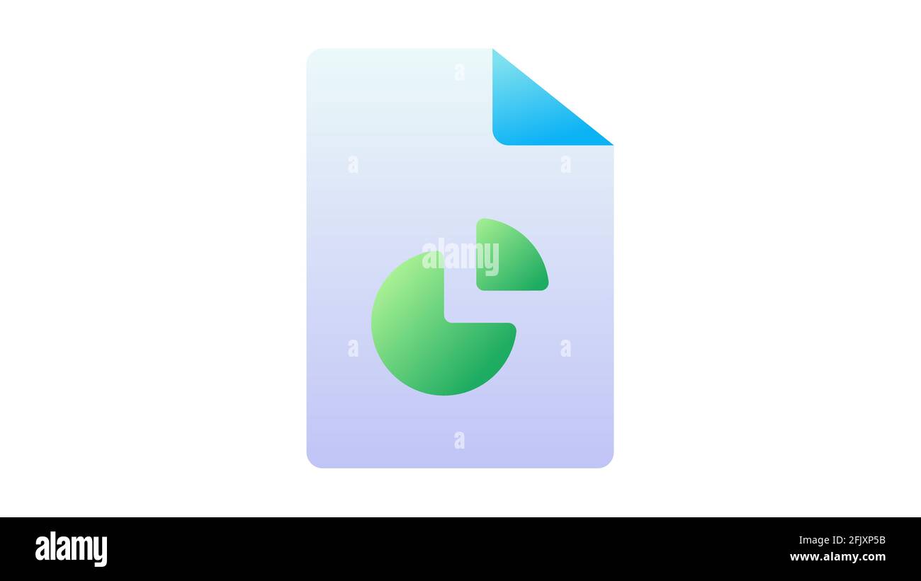 pie chart report document single isolated icon with single isolated icon with smooth style ...