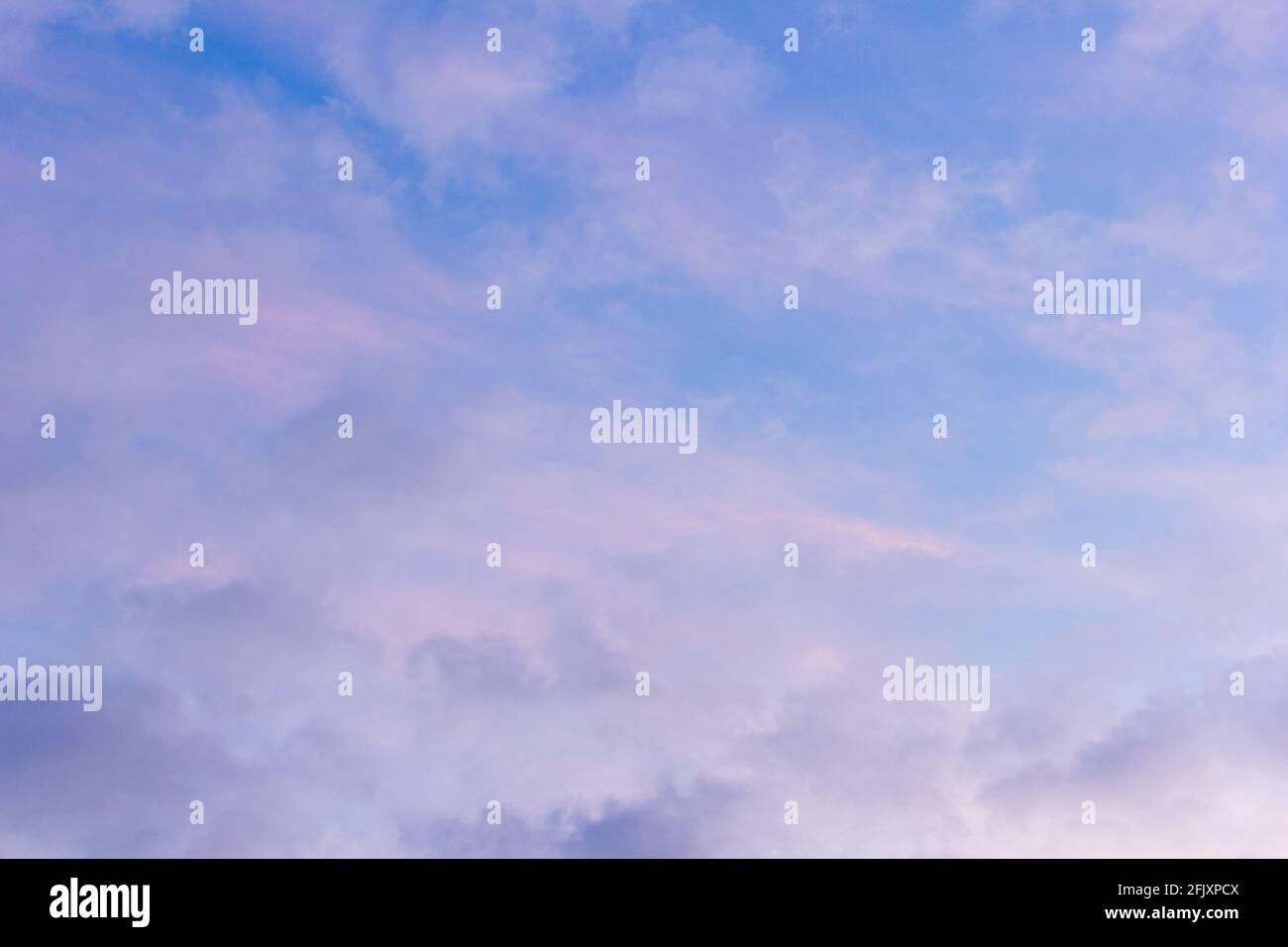 Sunset sky with floating clouds .beautiful cloud illuminated by the sun ...