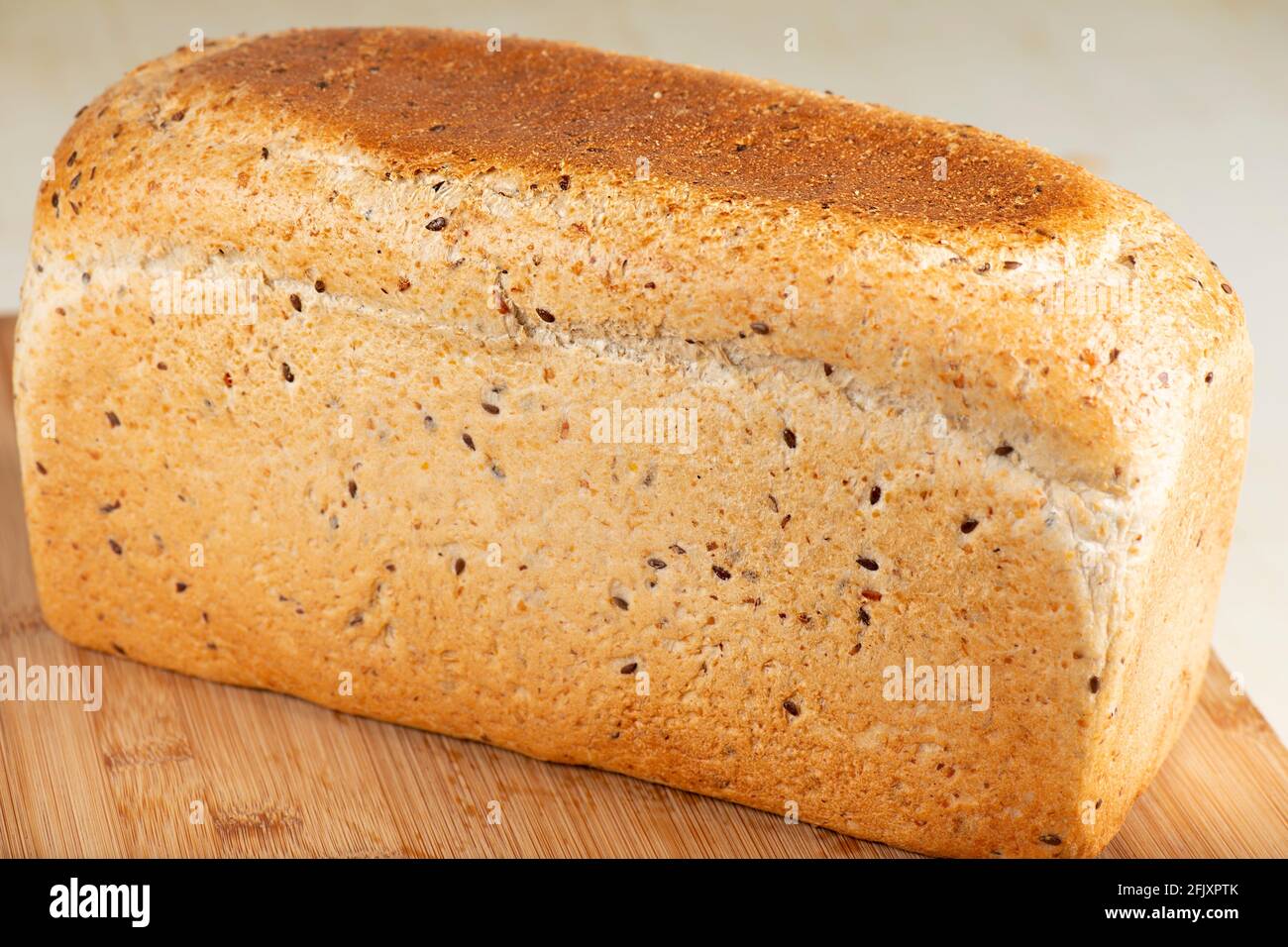 Freshly baked multigrain wholemeal bread loaf Stock Photo - Alamy