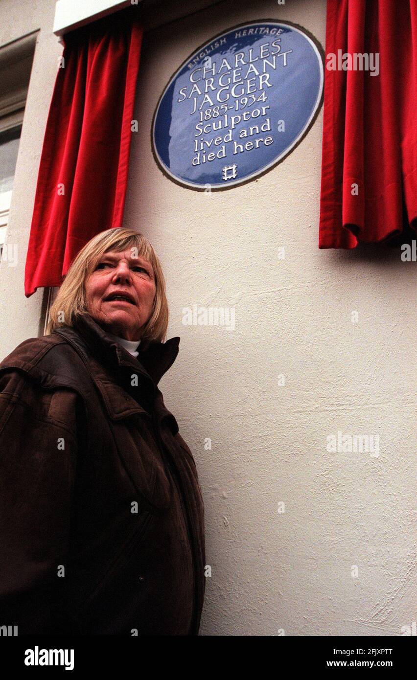 Gillian the daughter of the wartime sculptor Charles Sargeant Jagger ...