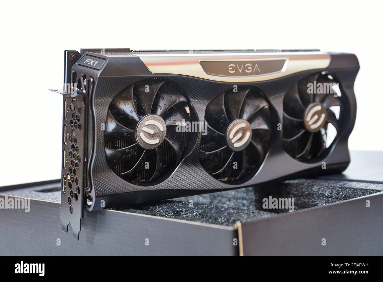 EVGA Geforce RTX 3090 Nvidia GPU display Stock Photo - Alamy