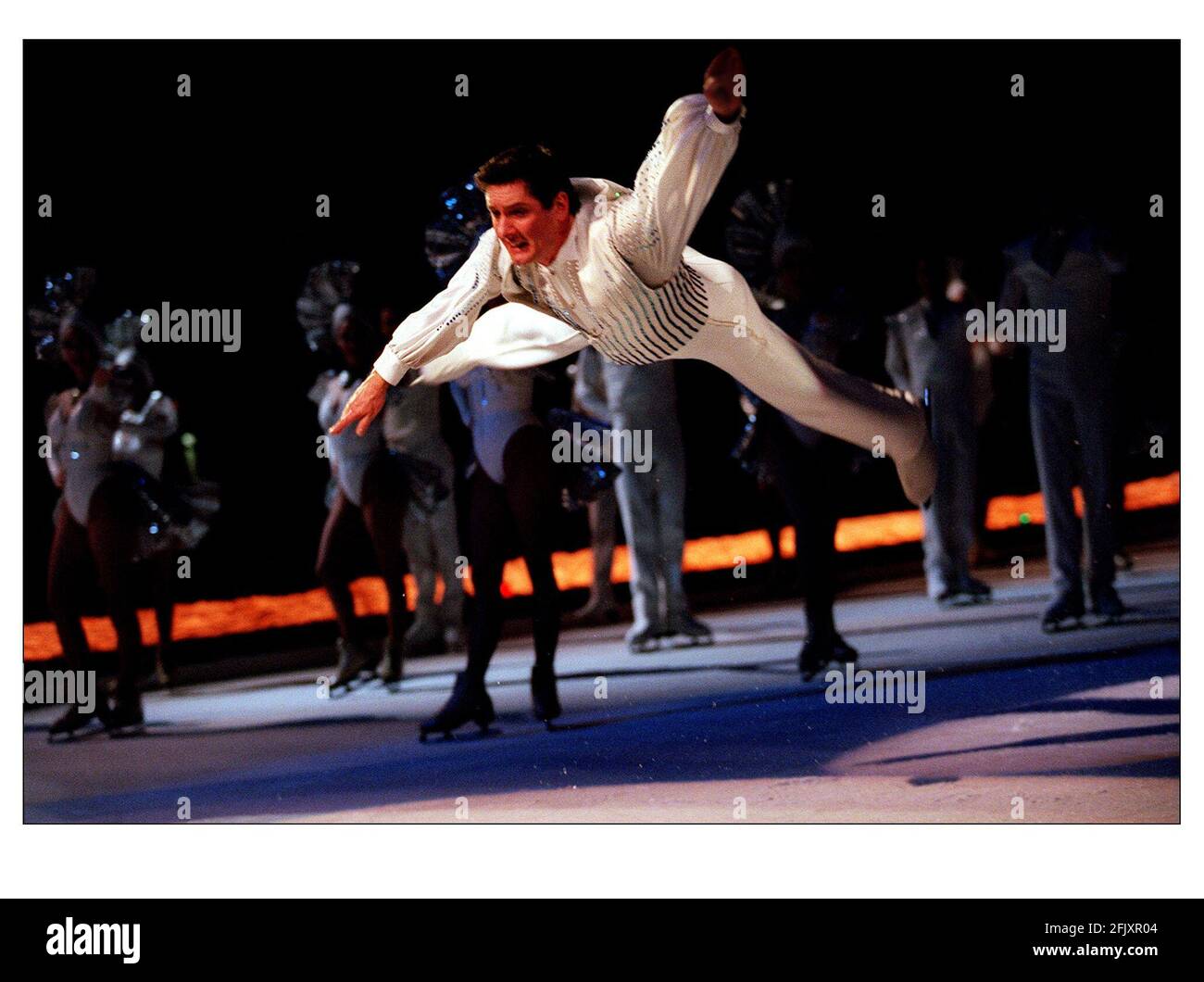 Robin Cousins Ice Skater during a performance of Holiday on Ice in the ...