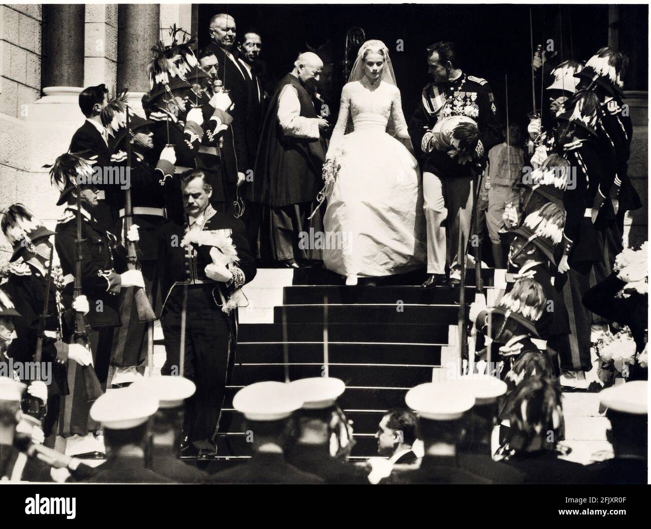 1956 , Monaco : The actress and princess GRACE KELLY of Monaco ( 1928 ...