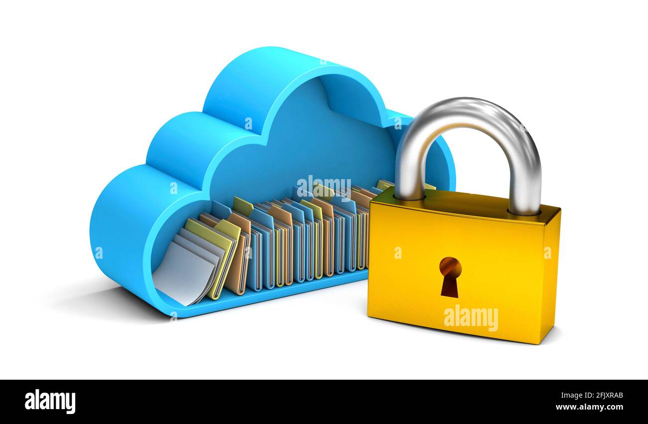 The cloud storage is closed. Protected personal files and information ...