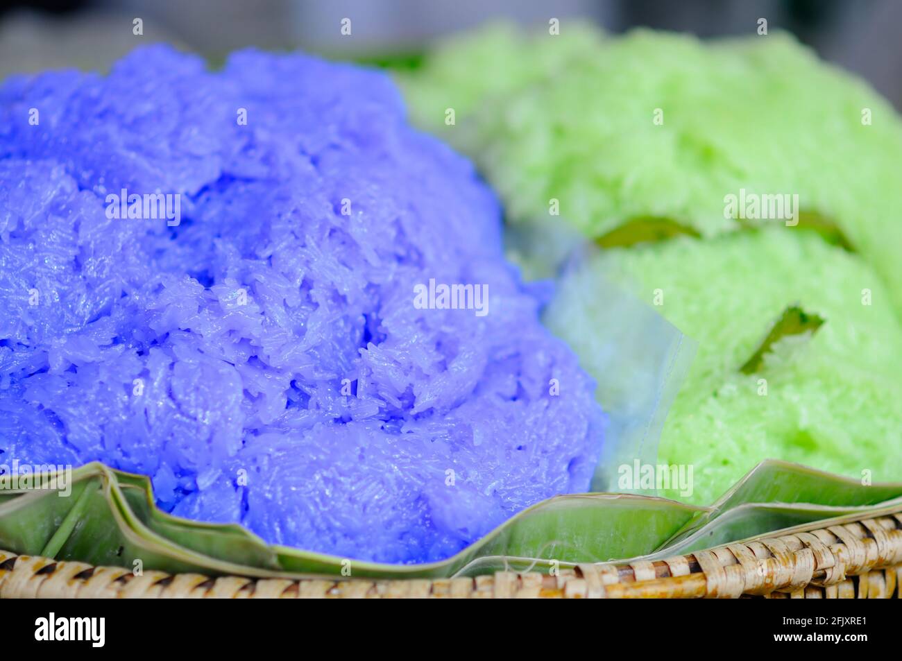 Colored Sticky Rice Stock Photo - Alamy
