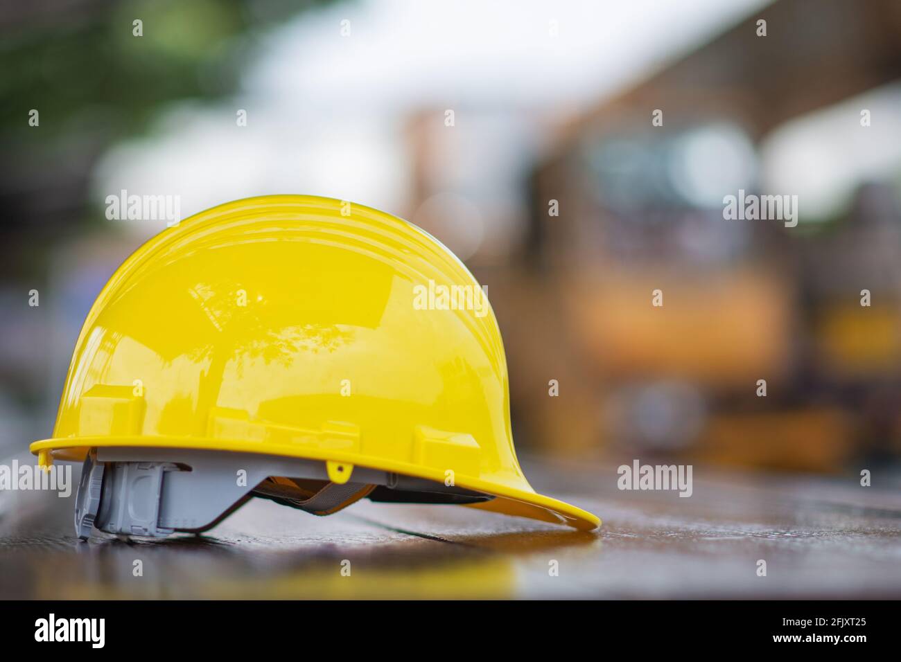 Yellow helmet safety , Hard hat equipment protection worker Engineer ...