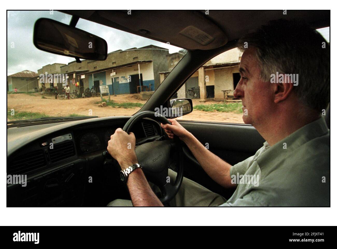 Ray Whitaker the foreign correspondent in Uganda - April 2000 Stock ...