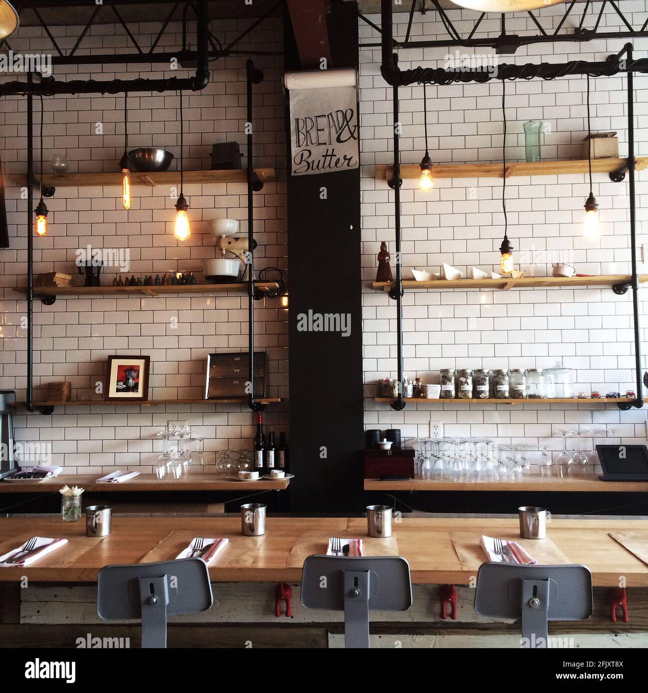 Inside Subway Restaurant Interior