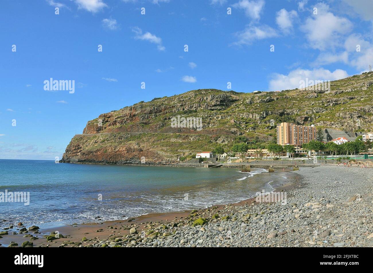 Beach of Machico, Island of Madeira, Portugal Stock Photo - Alamy