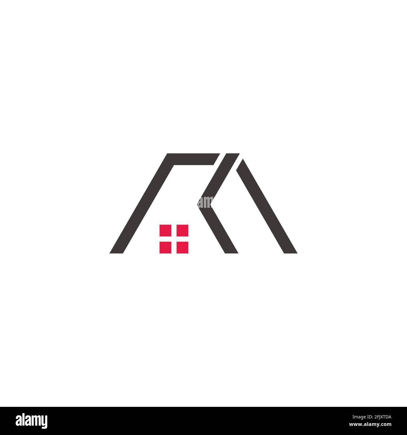 Family type house Stock Vector Images - Alamy