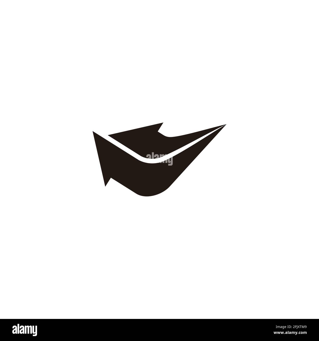 fast arrows check mark design symbol logo vector Stock Vector Image ...