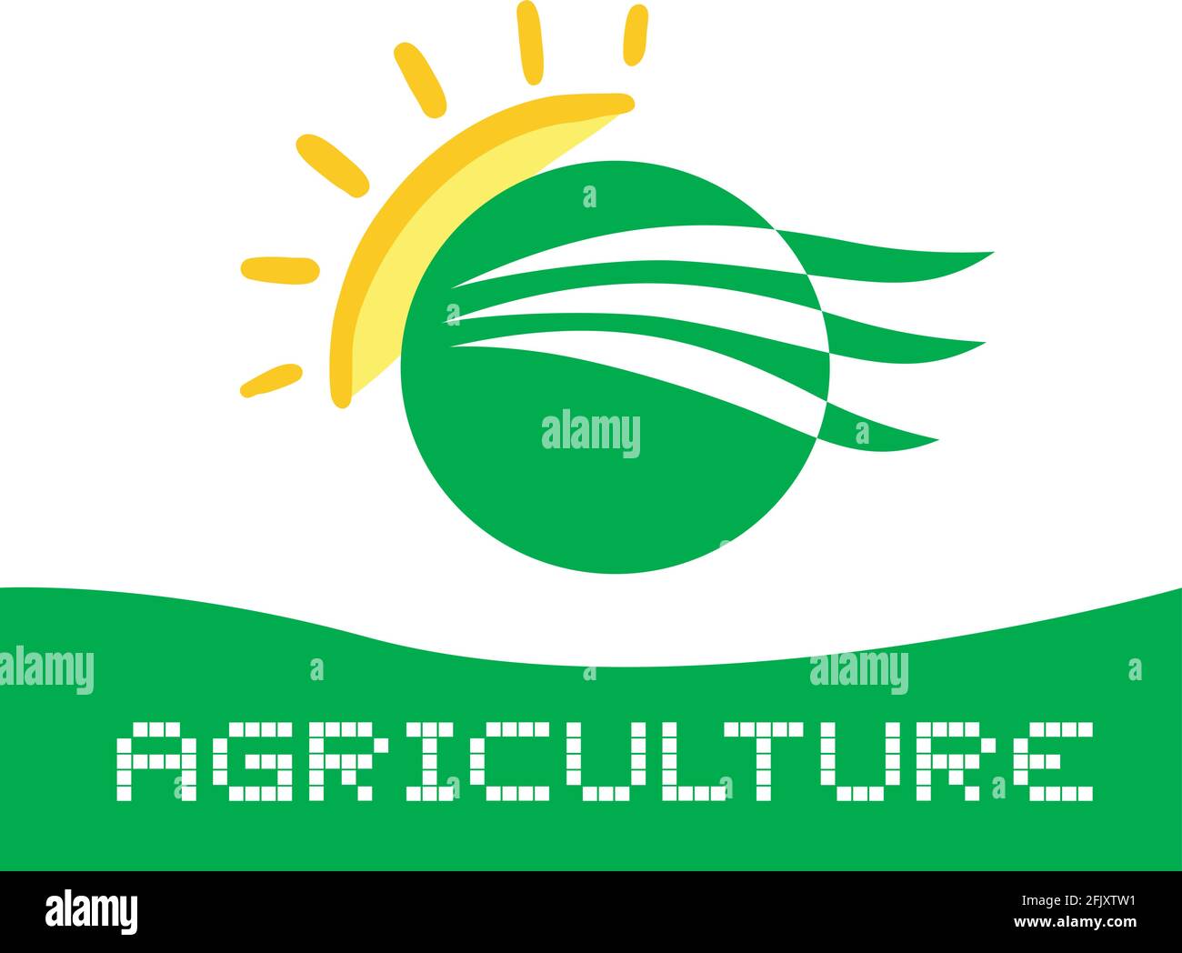Organic farming symbol Stock Vector Images - Alamy