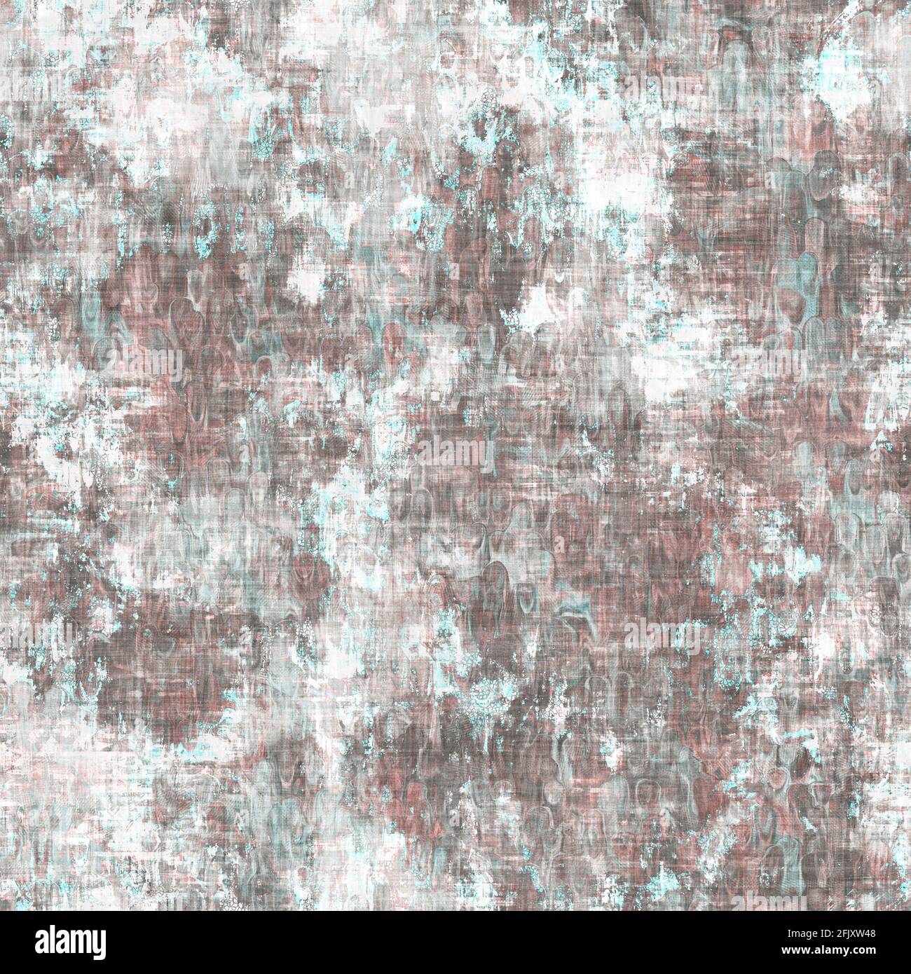 Mottled grunge blotch peeling wall pattern background. Worn aqua blue ...