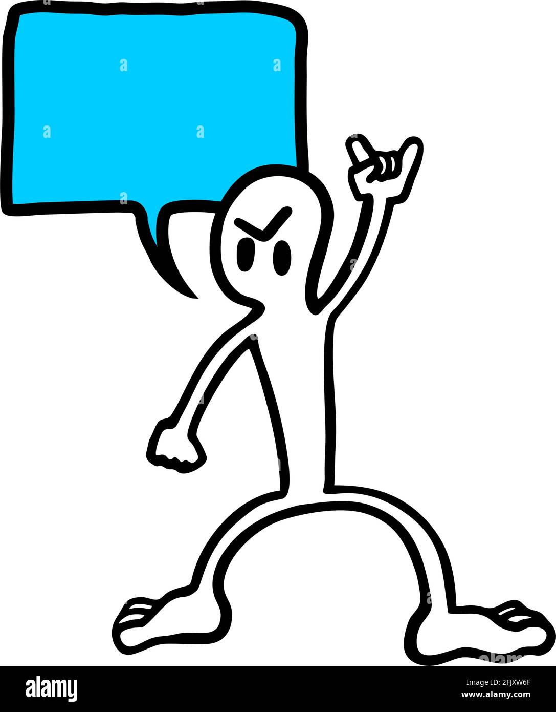 comic talking angry character Stock Vector Image & Art - Alamy