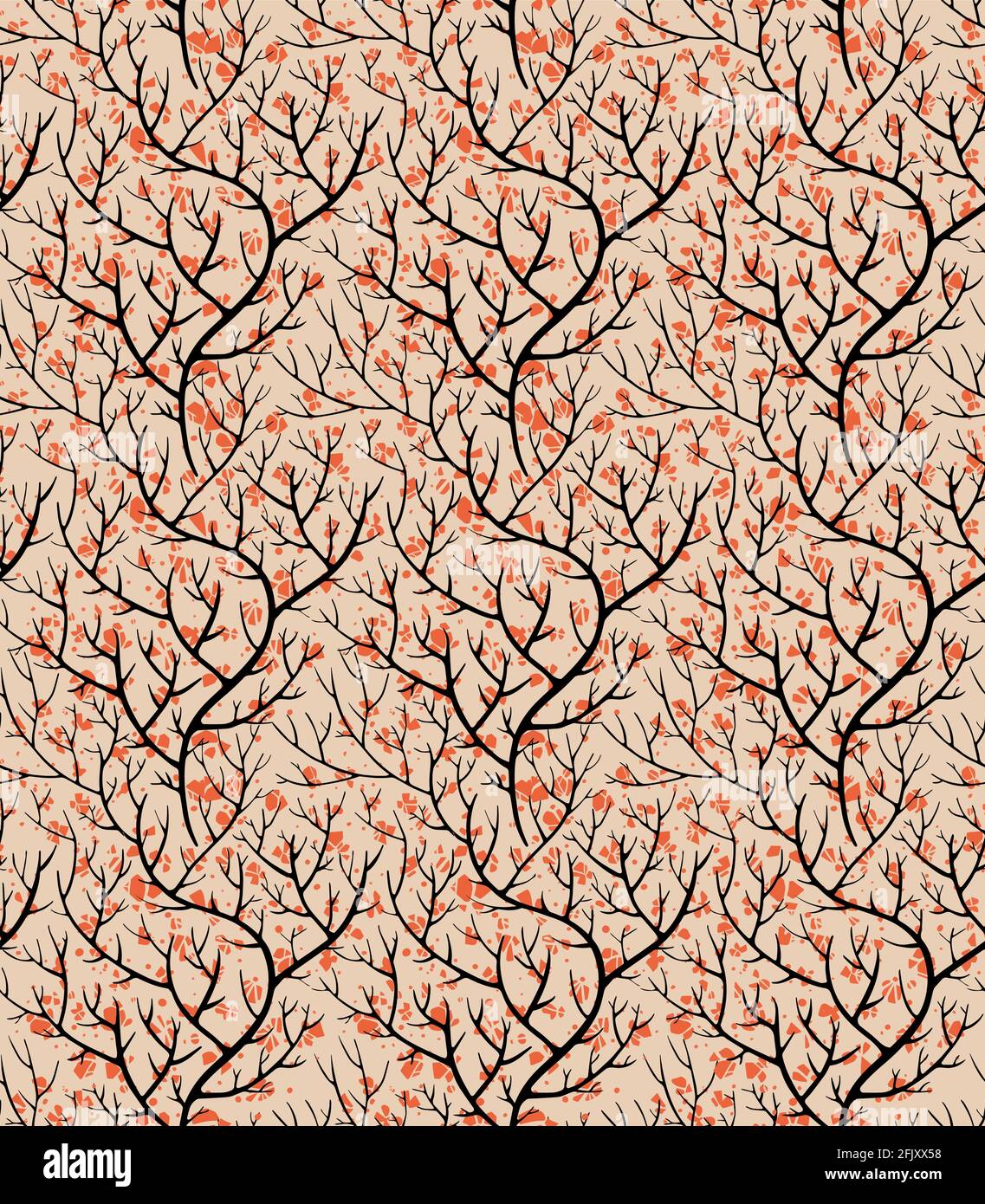 Elegant shrub branch Stock Vector Images - Alamy