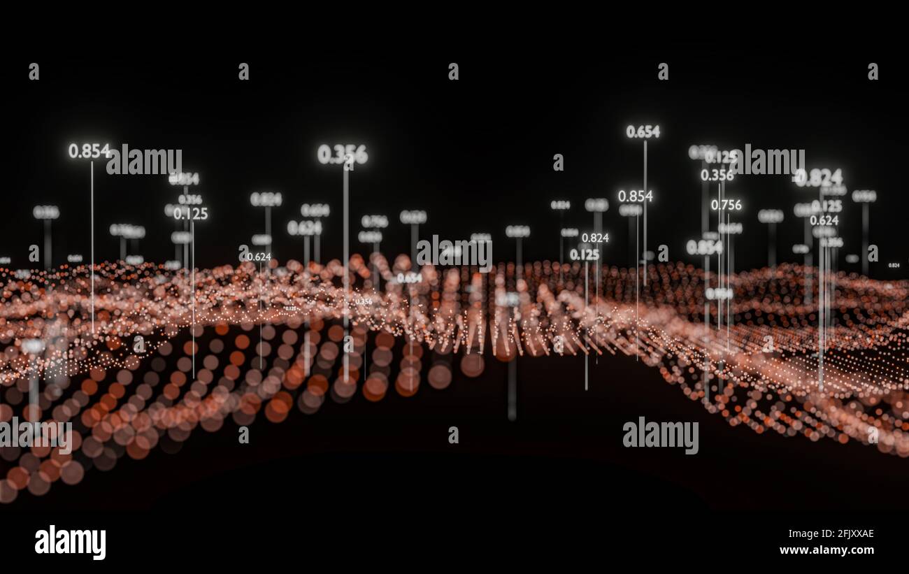 Big Data Visualization. Abstract structure Stock Photo - Alamy