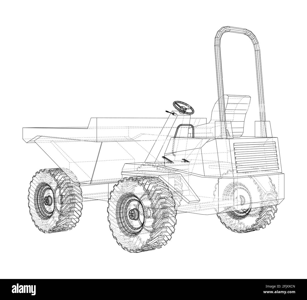 Dumper Truck. Vector Stock Vector Image & Art - Alamy