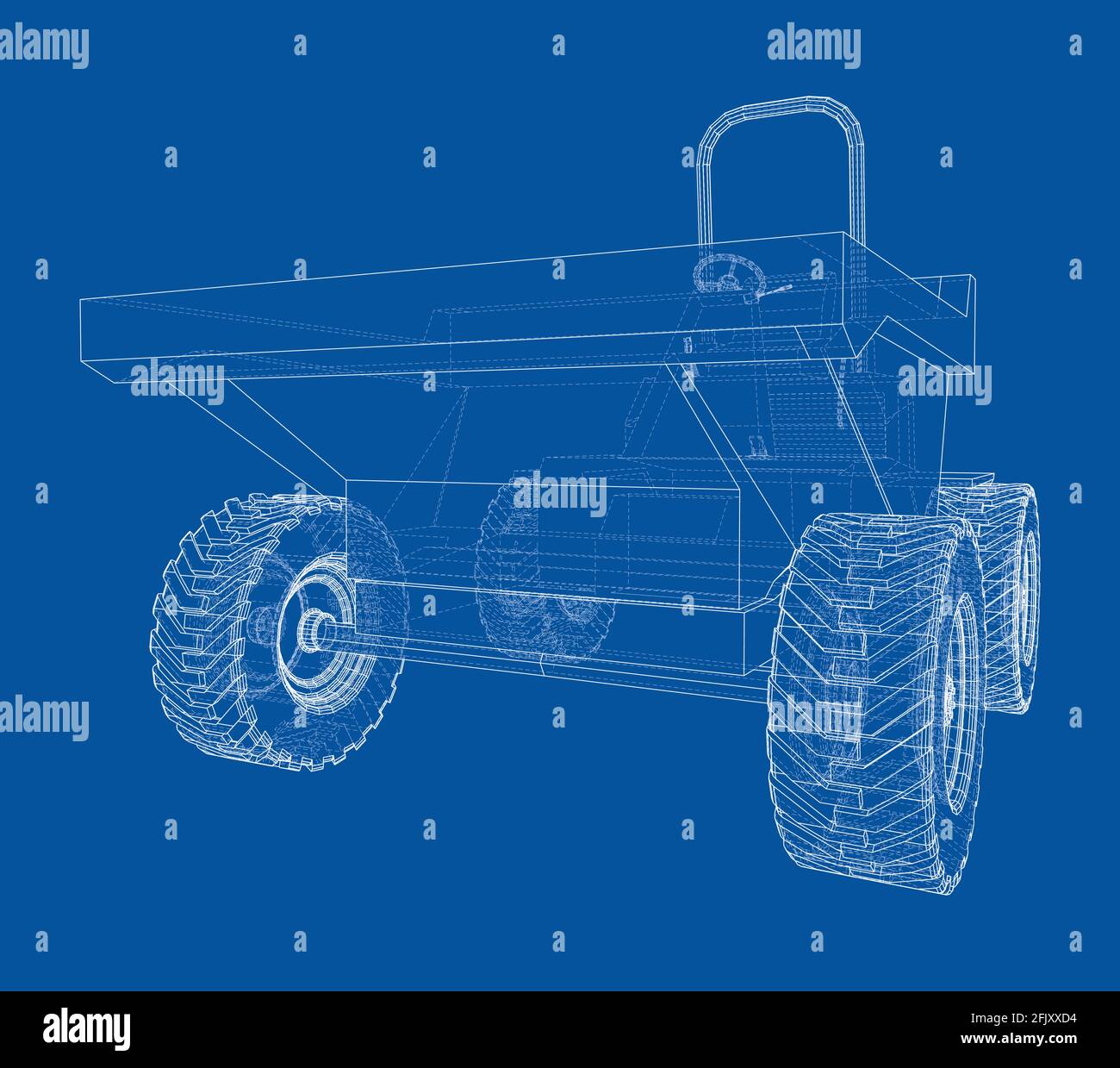 Dumper Truck. Vector Stock Vector Image & Art - Alamy