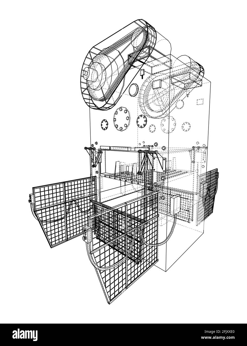 Powerful Press. Vector Stock Vector Image & Art - Alamy