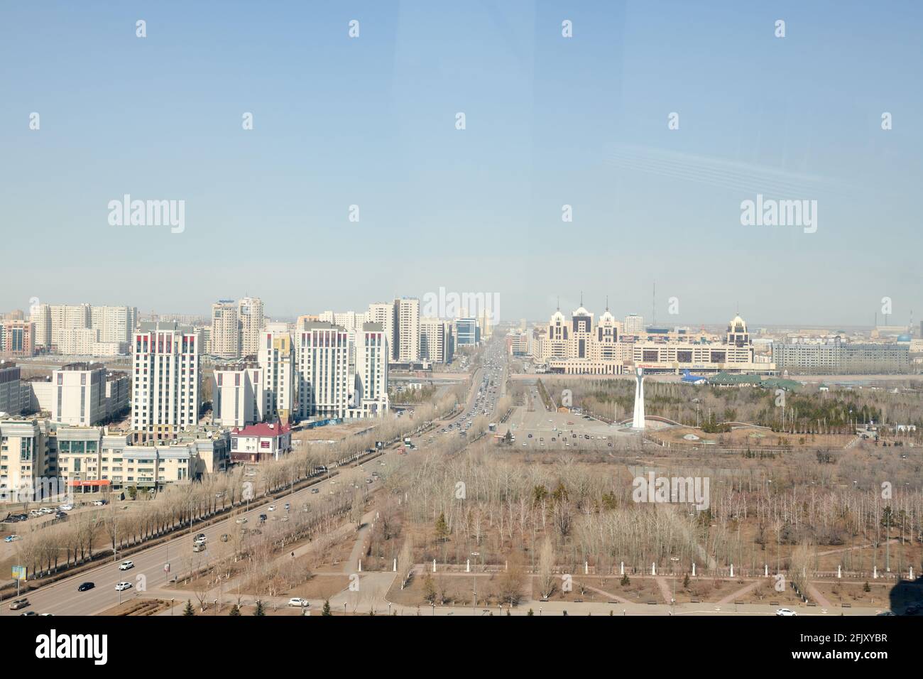 top view from ferris wheel to city Stock Photo - Alamy